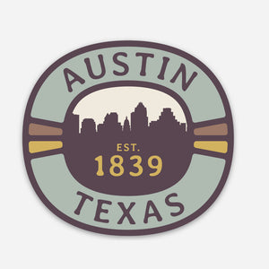 Austin, Texas Local Stickers & Texas Stickers | Gusto Graphic Tees
