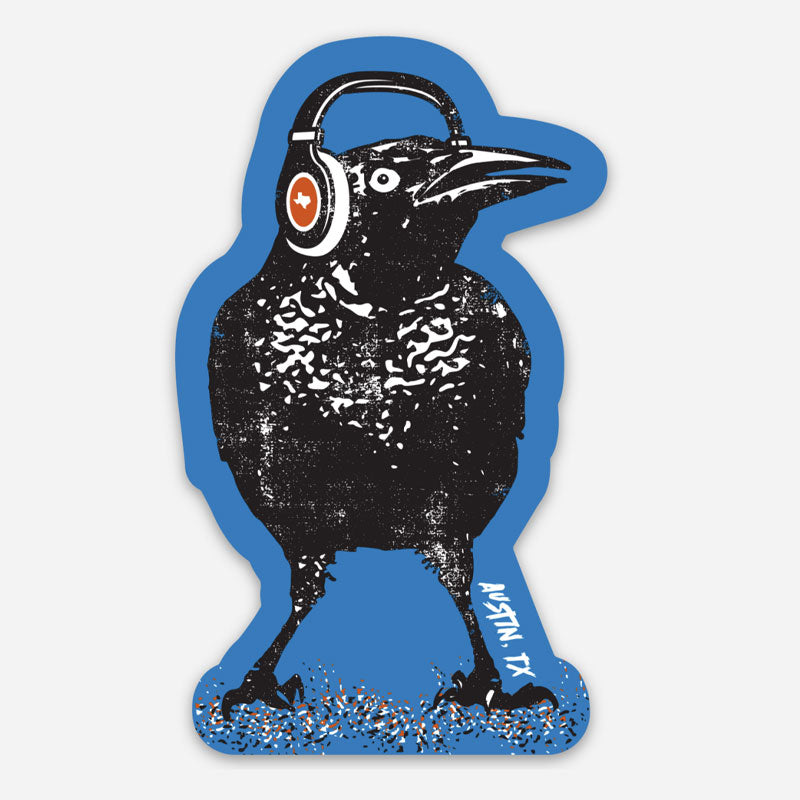 Beats Austin Grackle | Vinyl Sticker | Gusto Graphic Tees