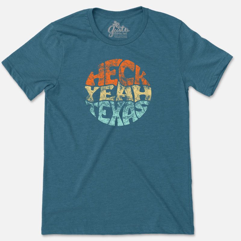 Heck Yeah Texas Design | Design Collections | Gusto Graphic Tees
