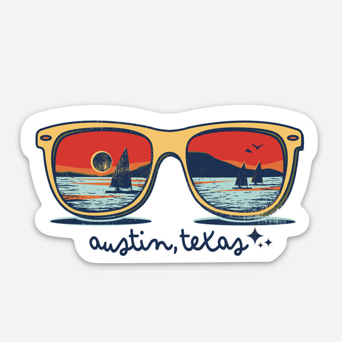 Austin, Texas Local Stickers & Texas Stickers | Gusto Graphic Tees