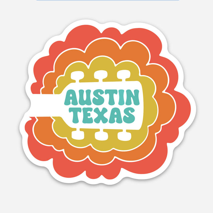 Austin, Texas Local Stickers & Texas Stickers | Gusto Graphic Tees