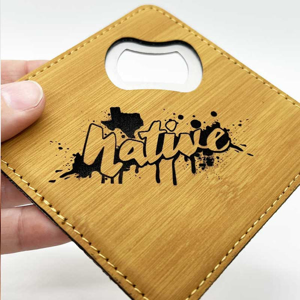 Texas Native Coaster | Texas Accessories | Gusto Graphic Tees